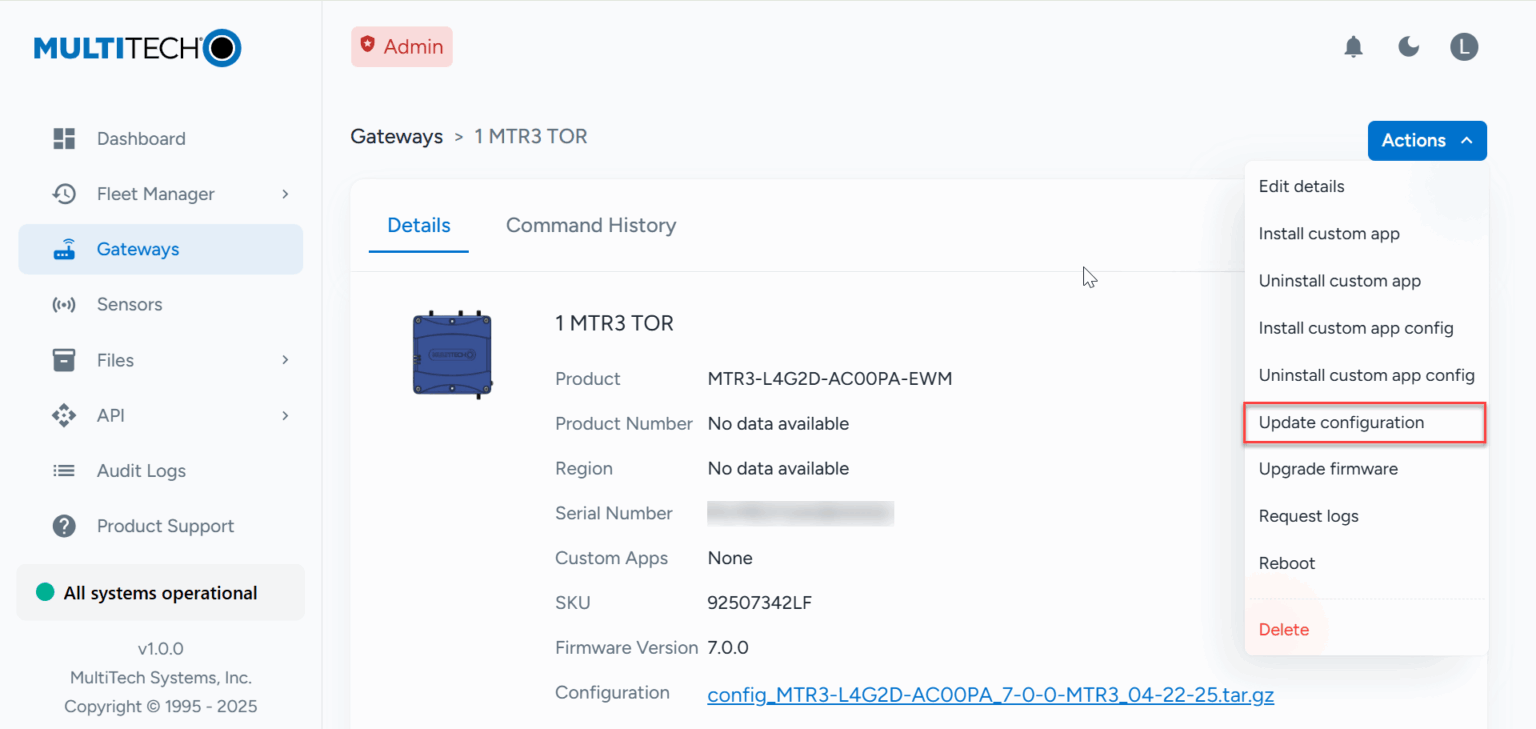 Step 4: Send Command