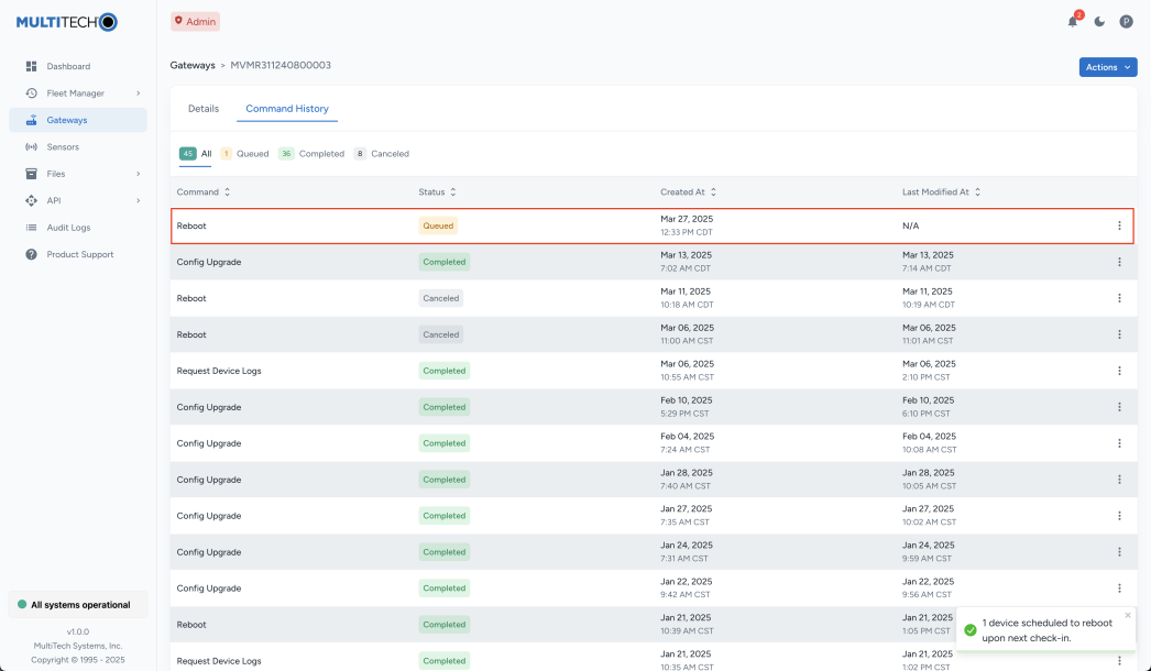 Step 4: Send Command